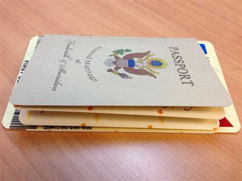 Diy Passport Wedding Invitation