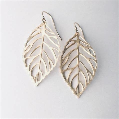 Leaf Earrings Etsy