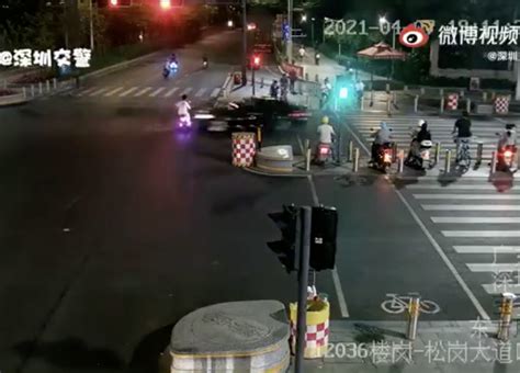 极速真探｜少年骑电动车闯红灯被撞飞，现场视频惊心深圳新闻网