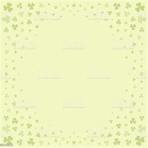 성 패트릭의 날 클로버 토끼풀 잎 배경 복사 공간 프레임 템플릿 벡터 일러스트 레이 션 3월에 대한 스톡 벡터 아트 및 기타