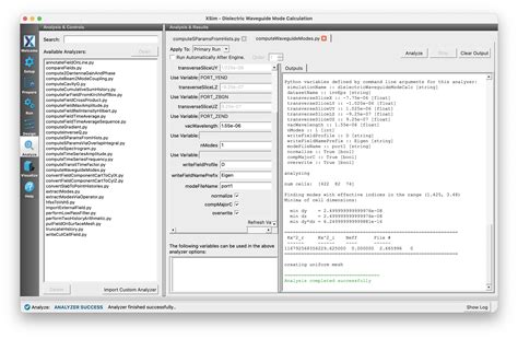 Dielectric Waveguide Mode Calculation Dielectricwaveguidemodecalc Sdf