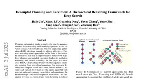 Decoupled Planning And Execution A Hierarchical Reasoning Framework For Deep Search Ai For