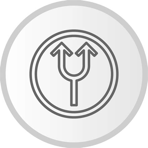 Split Arrow Vector Icon 16411155 Vector Art At Vecteezy