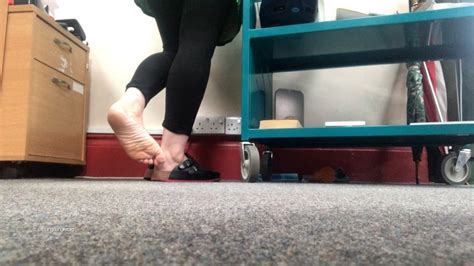 Barefoot Standing Shoeplay Librarian Dippingdanglerpro Clips4sale