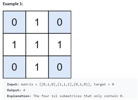 Leetcode 1074 Number Of Submatrices That Sum To Target By Aaron