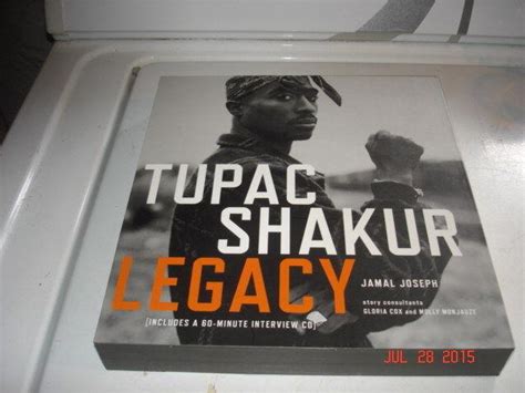 Tupac Shakur Legacy Book Hc W Slip Jamal Joseph Cd And Inserts First