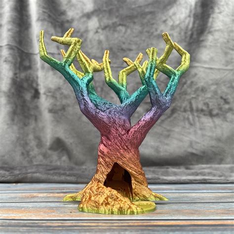 World Tree 3d Printed Dice Tower Etsy