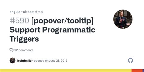 Popovertooltip Support Programmatic Triggers · Issue 590 · Angular Uibootstrap · Github