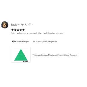 Triangle Shape Embroidery Designs Instant Download Sizes Etsy