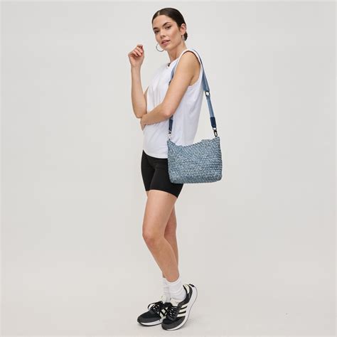 Skys The Limit Small Denim Crossbody Sol And Selene