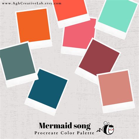 Procreate Color Palette Bright Procreate Swatches Procreate Etsy