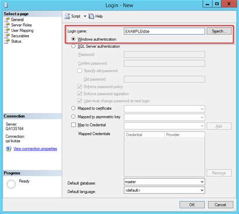 installing ysoft safeq management server on external mssql using domain