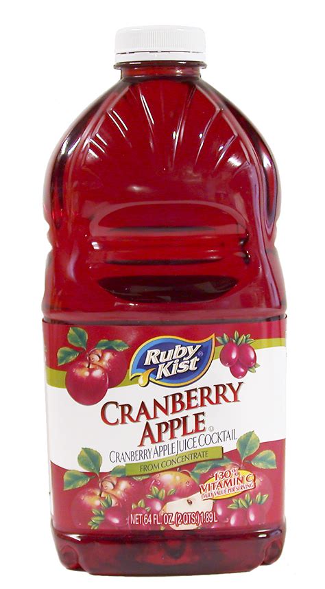 Ruby Kist Clement Pappas Cranberry Juice Cocktail 64 Ounce 8 Per Case