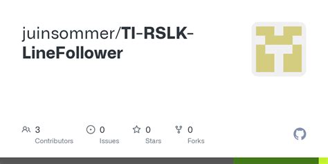 GitHub Juinsommer TI RSLK LineFollower