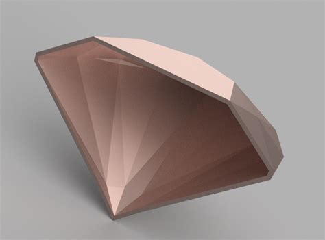 Hollow Diamond By Thomas Strasser Download Free Stl Model