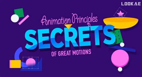 Ae教程 学习mg运动图形动画制作原理 Animation Principles In Motion Design Secrets Of Great Motion Graphics