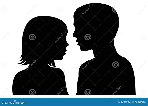 Man And Woman Love Silhouette