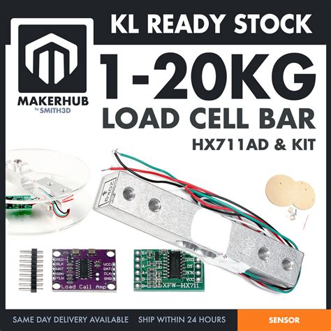 Hx711 Load Cell Weight Sensor Module Digital Scale Kit 1kg 5kg 10kg