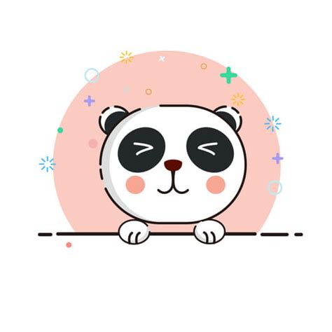 만화 손으로 그린 귀여운 곰 벡터 Uidownload