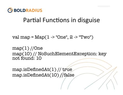 Partial Functions In Scala Ppt