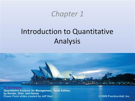 Chapter I Intro To Quantitative Analysis PPT