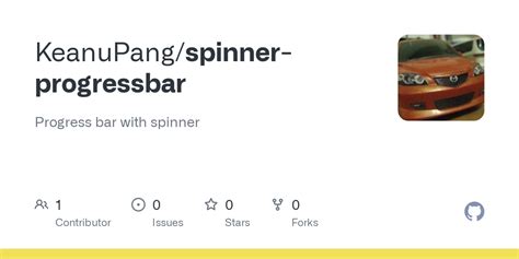 Github Keanupangspinner Progressbar Progress Bar With Spinner
