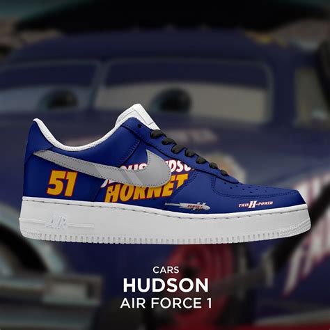 Custom Doc Hudson X Cars Air Force 1 Skateboarding Shoes Unisex Low