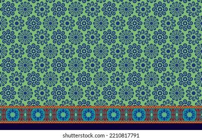Seamless Geometrical Border Pattern Textile Design Stock Illustration 2210817791 Shutterstock