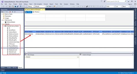 building a database dashboard with ssrs sqlservercentral