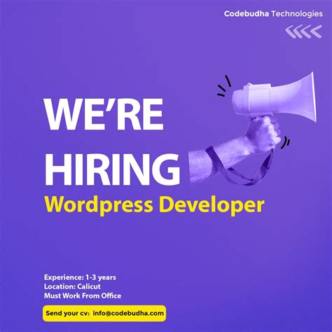 Vishnu Vijayan On Linkedin We Are Hiring Location Calicut