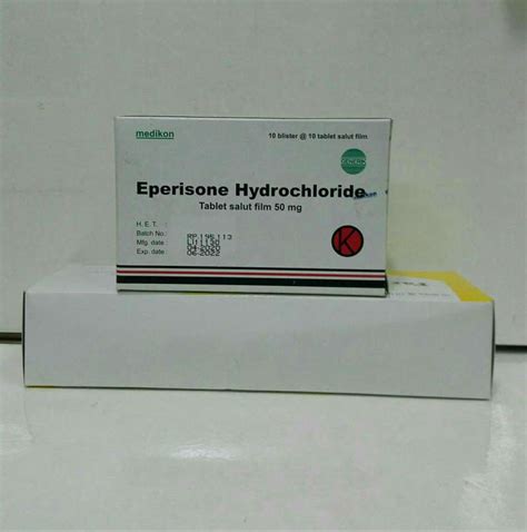 Promo Eperisone 50mg Box Isi 100 Tablet Obat Diskon 16 Di Seller