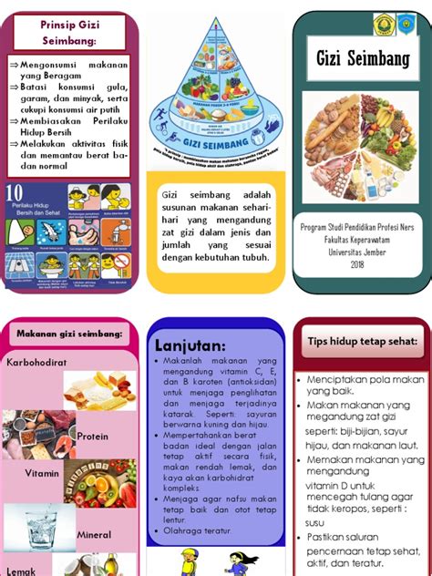 Leaflet Gizi Seimbang Pdf