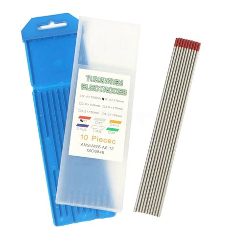 철 스테인레스 스틸 알루미늄 용접용 텅스텐 용접 전극 Tig 아르곤 아크 용접봉 Wt20 티몬