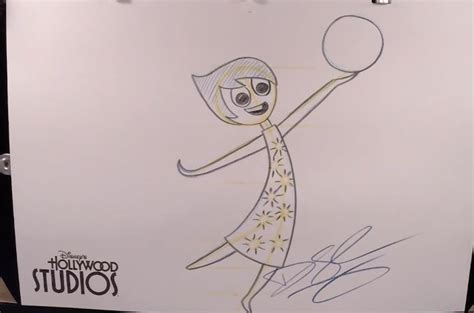 Learn To Draw Joy From Pixar S Inside Out The Disney Blog