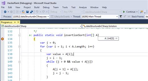 C Visual Studio 2013 Stopped Showing Variable Values When Debugging