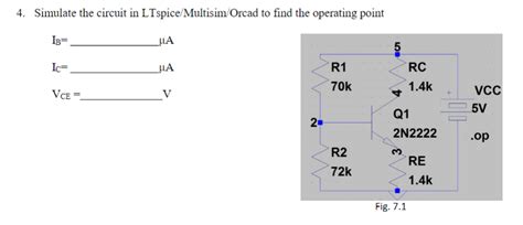 Solved It Is Required To Design The DC Biasing Circuit As Chegg Com