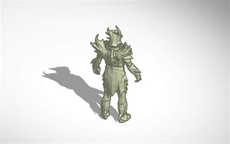 3d Design Skyrim Armor Set Tinkercad