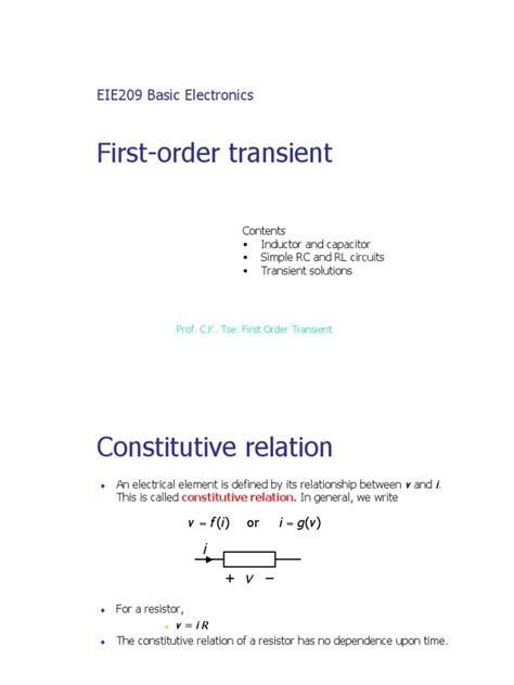 Eie209 Basic Electronics Pdf Electrical Network Electromagnetism