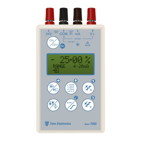 TIME ELECTRONICS USER MANUAL Pdf Download ManualsLib