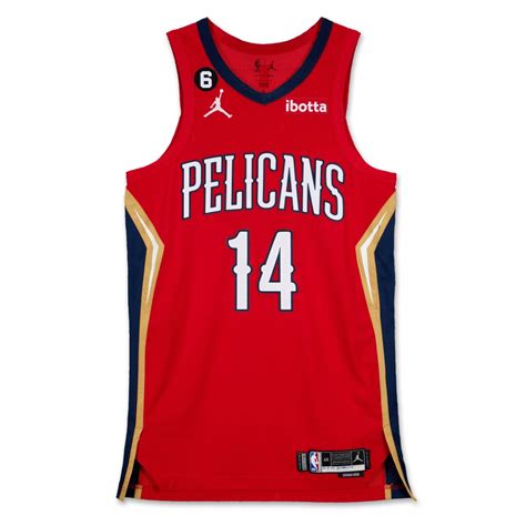 Brandon Ingram New Orleans Pelicans 2022 2023 Game Worn Away Jersey Nba And Sothebys Tip Off