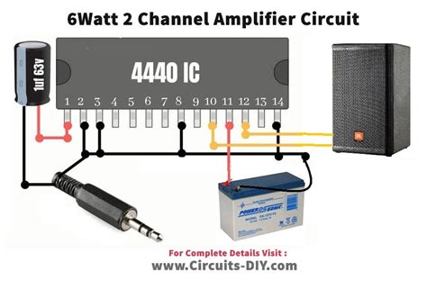 4440 Ic Amplifier Board Circuit Diagram