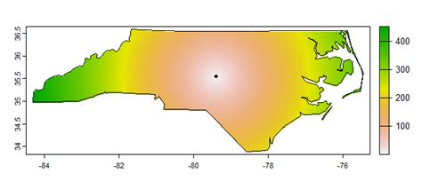 R Sf R How To Produce A Distance Map With The Sf Package Stack Overflow