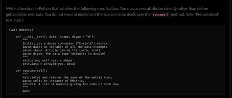 Solved Write A Function In Python That Satisfies The