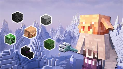 마인크래프트 모든 머리 수집하기 Youtube