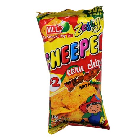 W L World Class Foods Cheepee Corn Chips Bbq Flavor 12 Pieces X 8 Gr Tindahan Ni Mang Pilo Usa