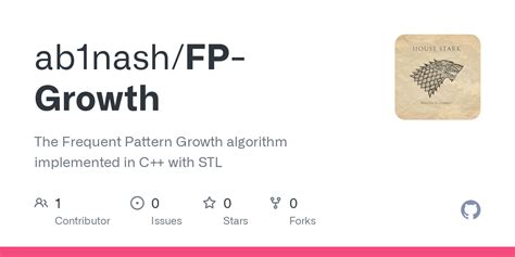 github ab1nash fp growth the frequent pattern growth algorithm implemented in c with stl