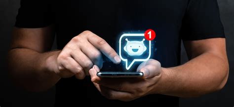 Premium Photo Chat With Ai Or Artificial Intelligence Technology Hand Of Businessman Using