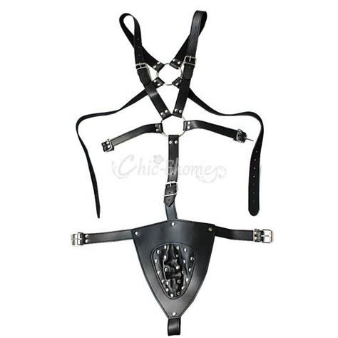 Mens Pu Leather Full Body Chest Harness G String Gay Interest Club Wear Costume Ebay