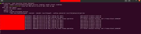 geth error error in block freeze operation err block receipts