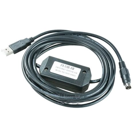 FX USB AW Programming Cable For PLC Programming FX3U FX3G PLC In Wires Cables From Lights